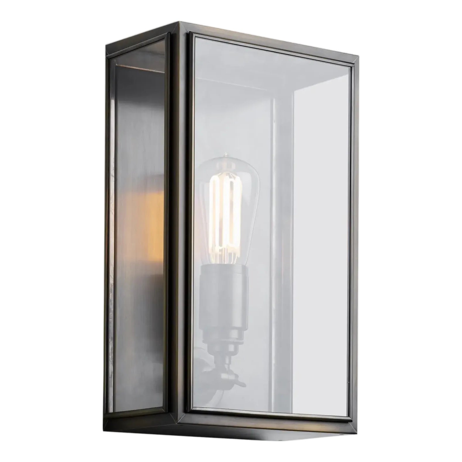 Tekna Essex-C Wall Light With Dark Bronze Finish and Clear Glass | Chairish