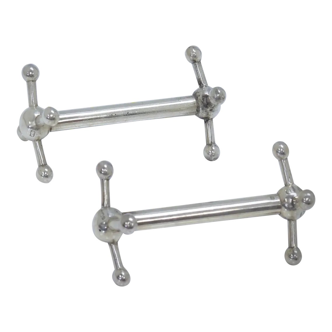 Antique Sterling Silver Knife Rests, a Pair | Chairish