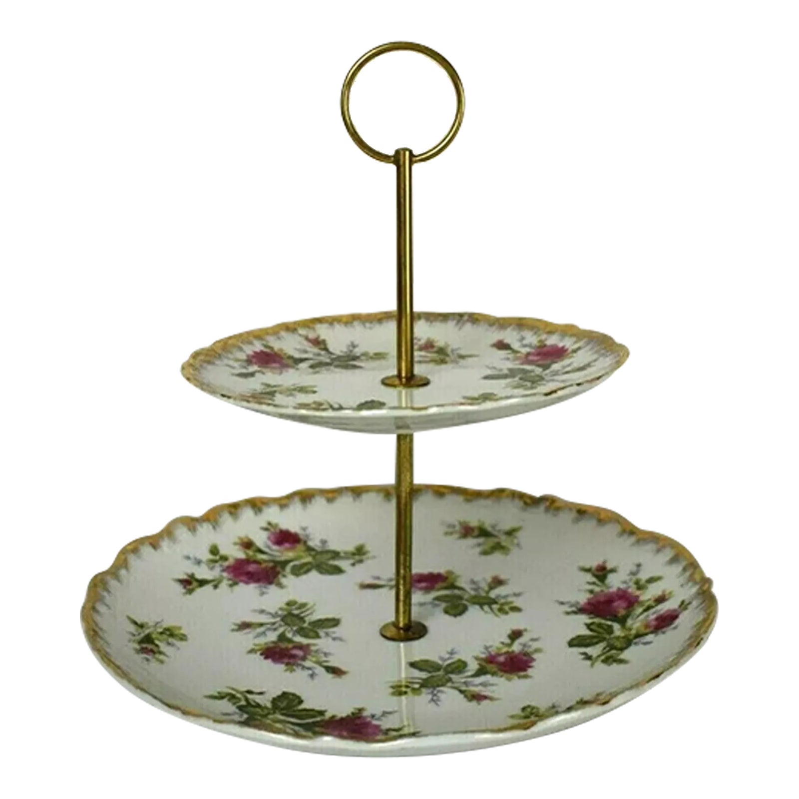 Vintage Napco Double Layer Desert Tray | Chairish