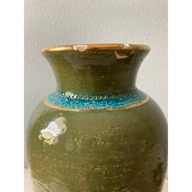 Tall Aldo Londi Signed Bitossi for Rosenthal Netter “Thai Silk” Vintage ...