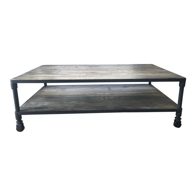 Restoration hardware dutch industrial coffee table store