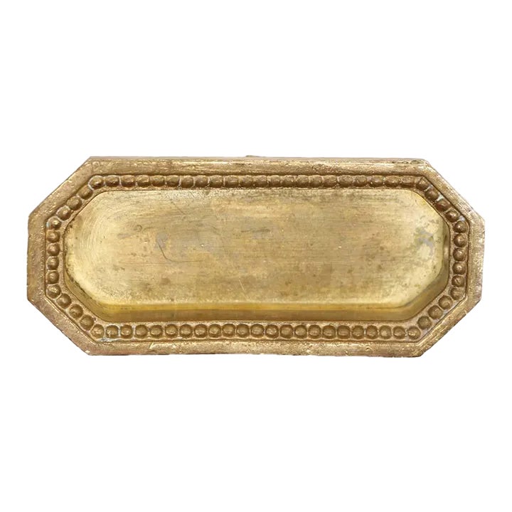 Mid 20th Century Waldorf Astoria Gold Plated Bronze Recessed Sash ...
