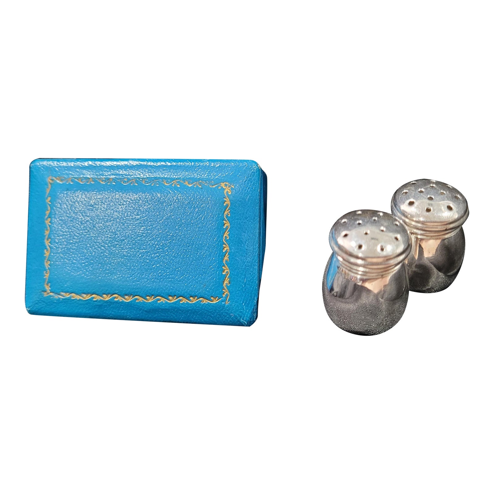 Vintage Miniature Salt and Pepper T. Muto Japan 950 Sterling Silver in ...
