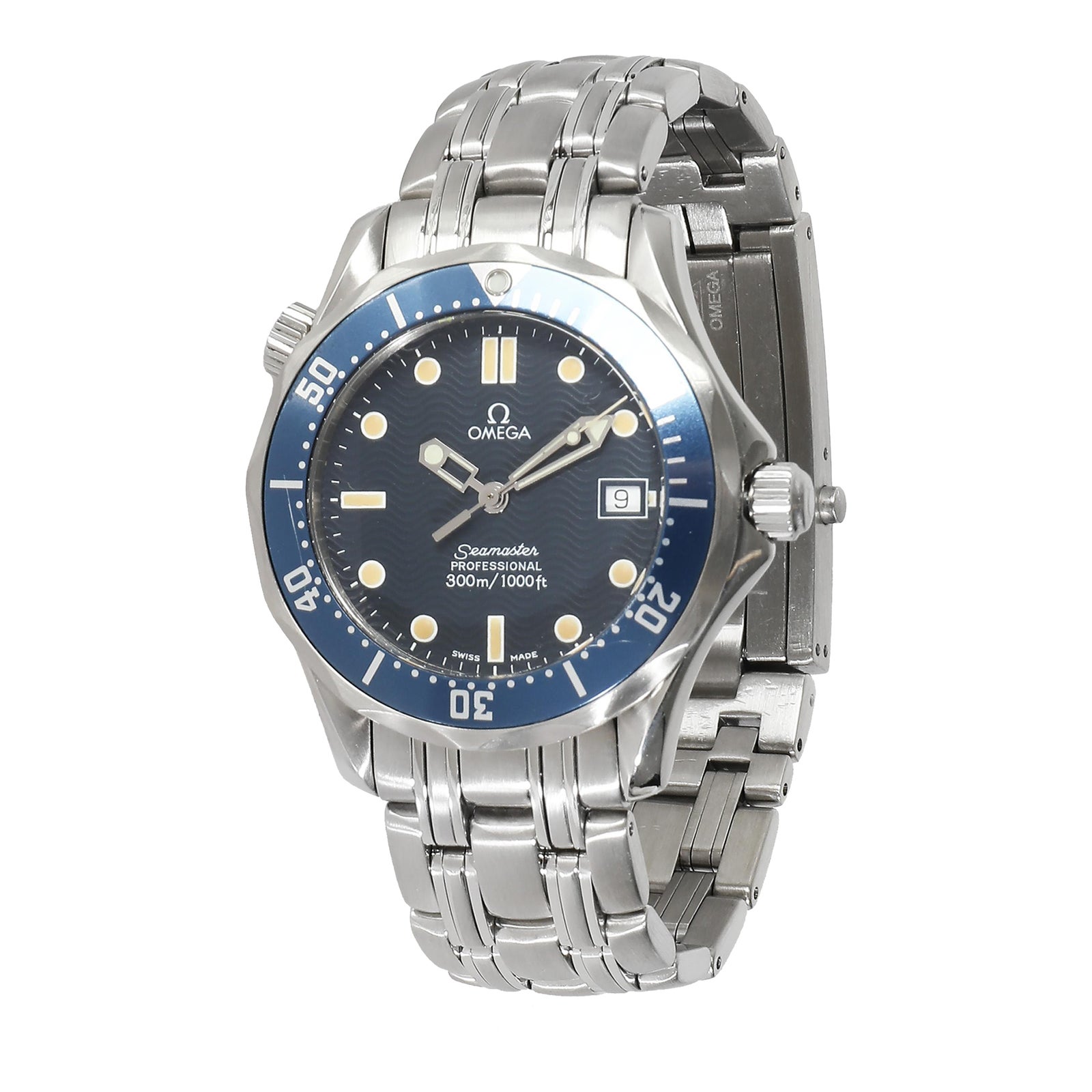Omega Seamaster 2561.80 Unisex Watch In Stainless Steel | Chairish