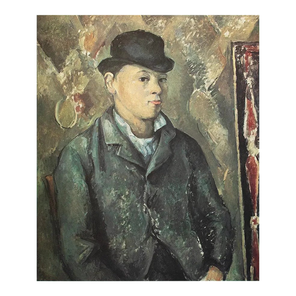 1977 After Paul Cezanne "The Artist's Son, Paul", Large Full Color ...