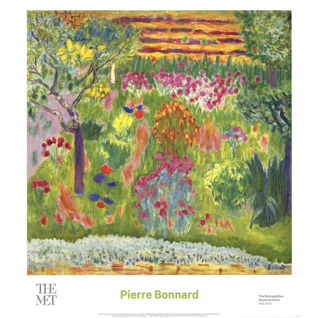 2016 Pierre Bonnard 'Garden' Contemporary Multicolor Usa Offset ...