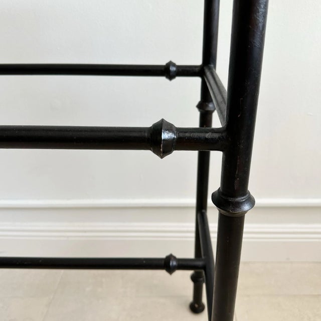 Black Iron Console Table | Chairish