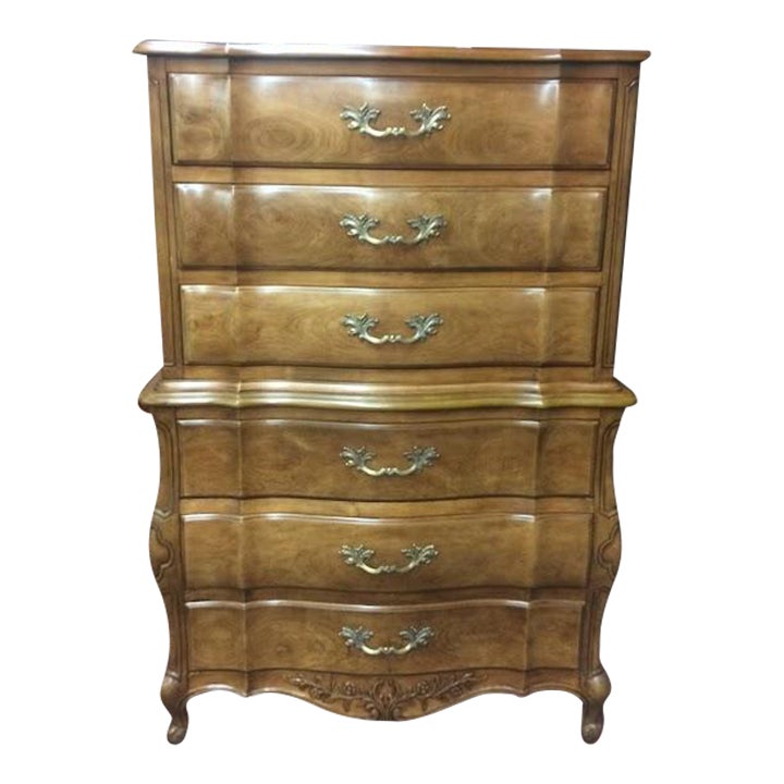 Vintage French Chest of Drawers, French Provincial, White Furniture ...