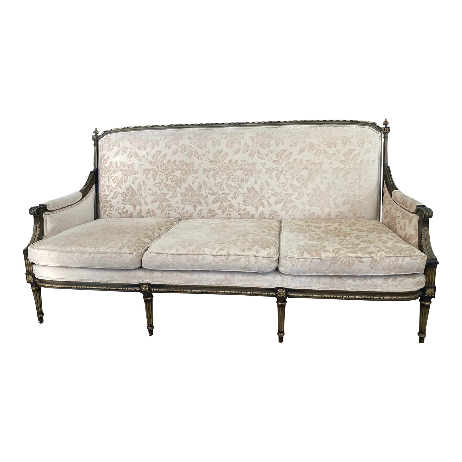 French Louis XVI Style Sofa - John Elgin Woolf | Chairish