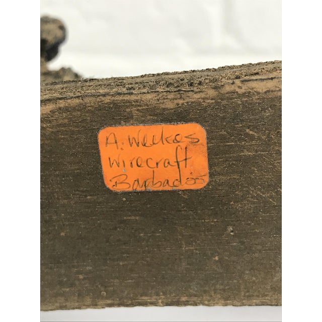 1970s Vintage Alfred Weekes Wire Sculpture | Chairish