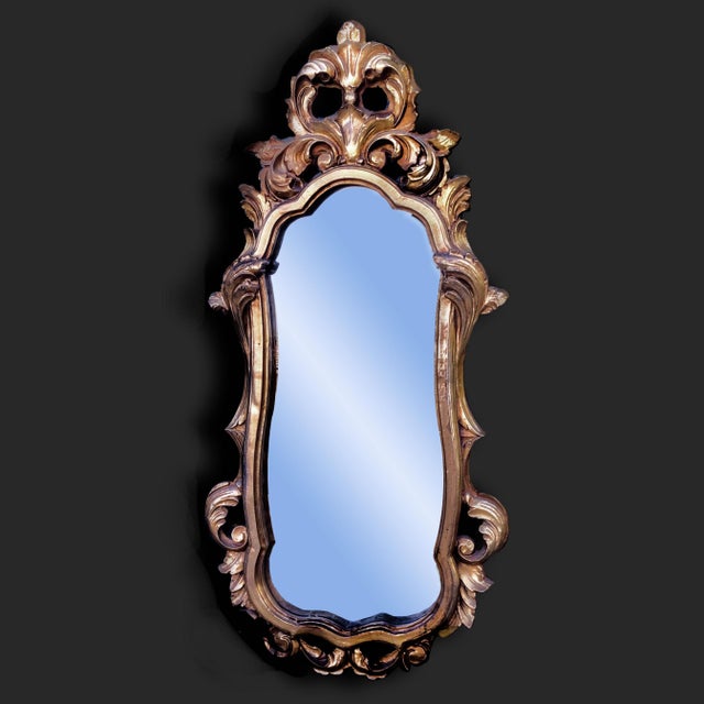 Full Length Decorator Grand Tour Regency Wall Mirror, 1990s | Chairish