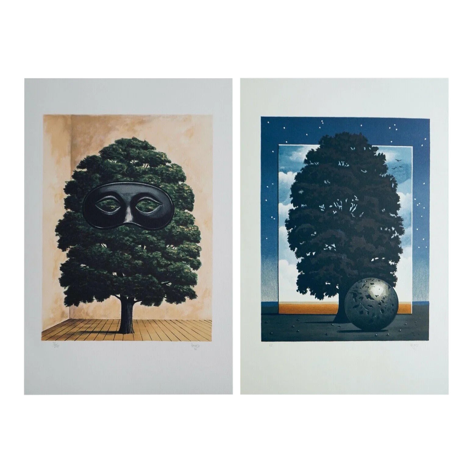 1980s "The Big Parade & Random Selection" Michael Hasted Surrealist ...