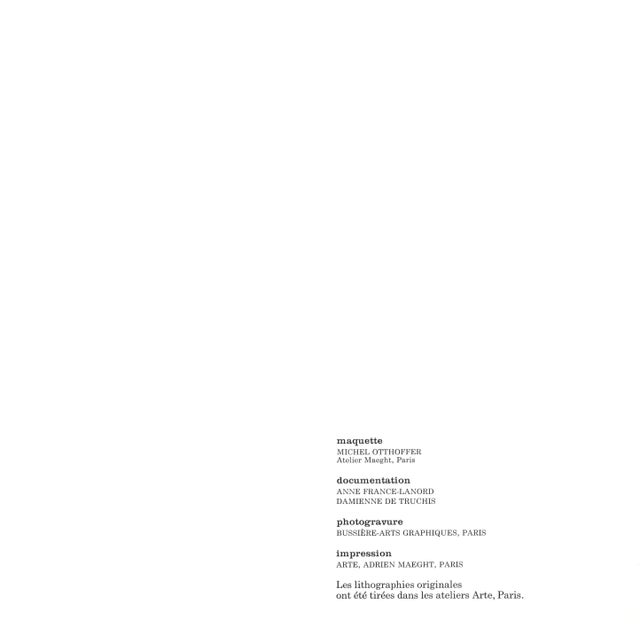 Original 1973 Lithograph by Joan Miro "Les Poissons" (The Fish) | Chairish