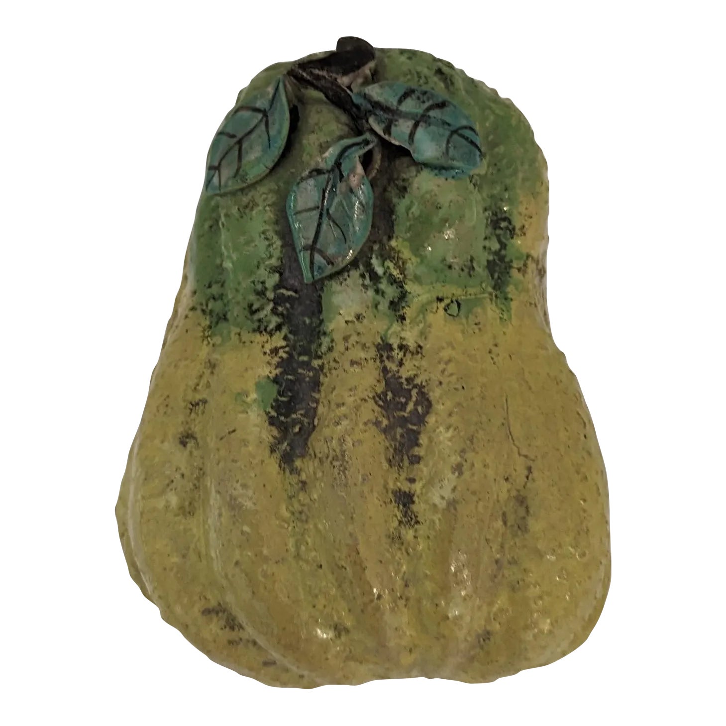 Mid 20th Century Vintage Chinese Altar Fruit in Squash Shape | Chairish
