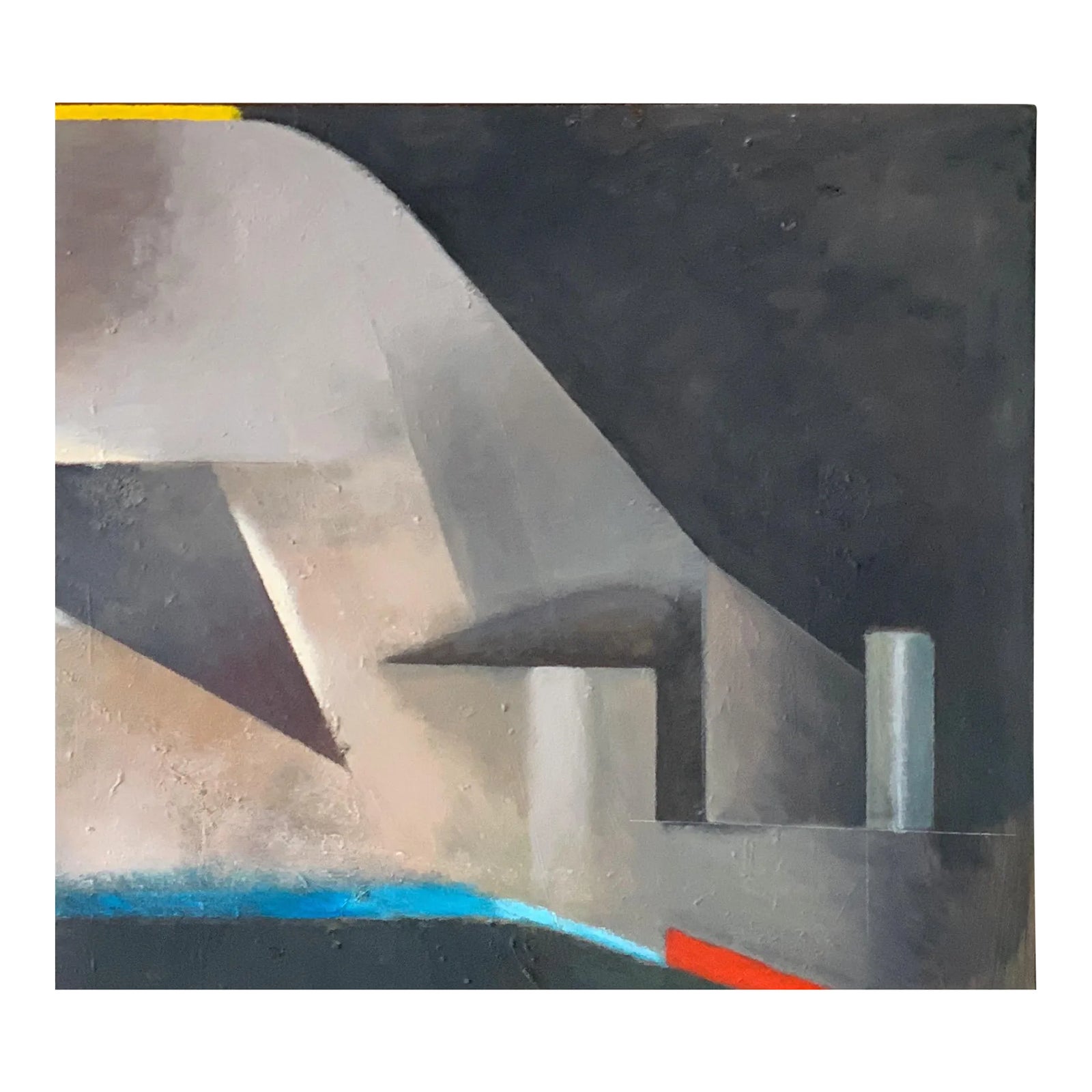 1996 "Early Sunday, Ii" Abstract Oil Bill Shields Chicago Academy of ...