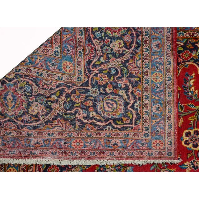 Traditional Kashan Rug | Chairish