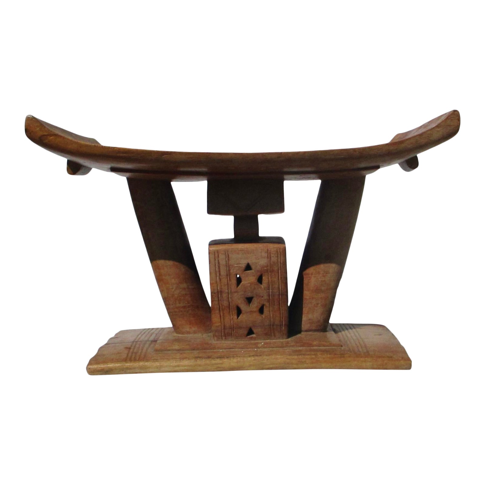 Ashanti African Stool Vintage | Chairish