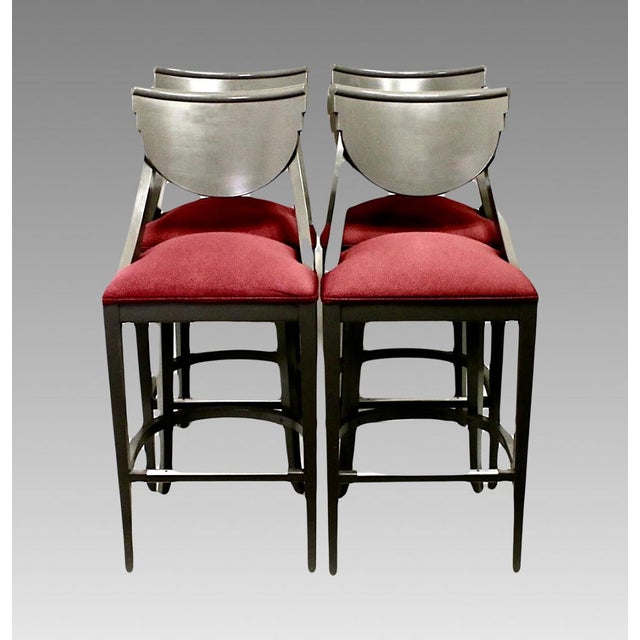 Pietro Costantini Gun Metal Grey Retro Design Italian Bar Stools, Set ...