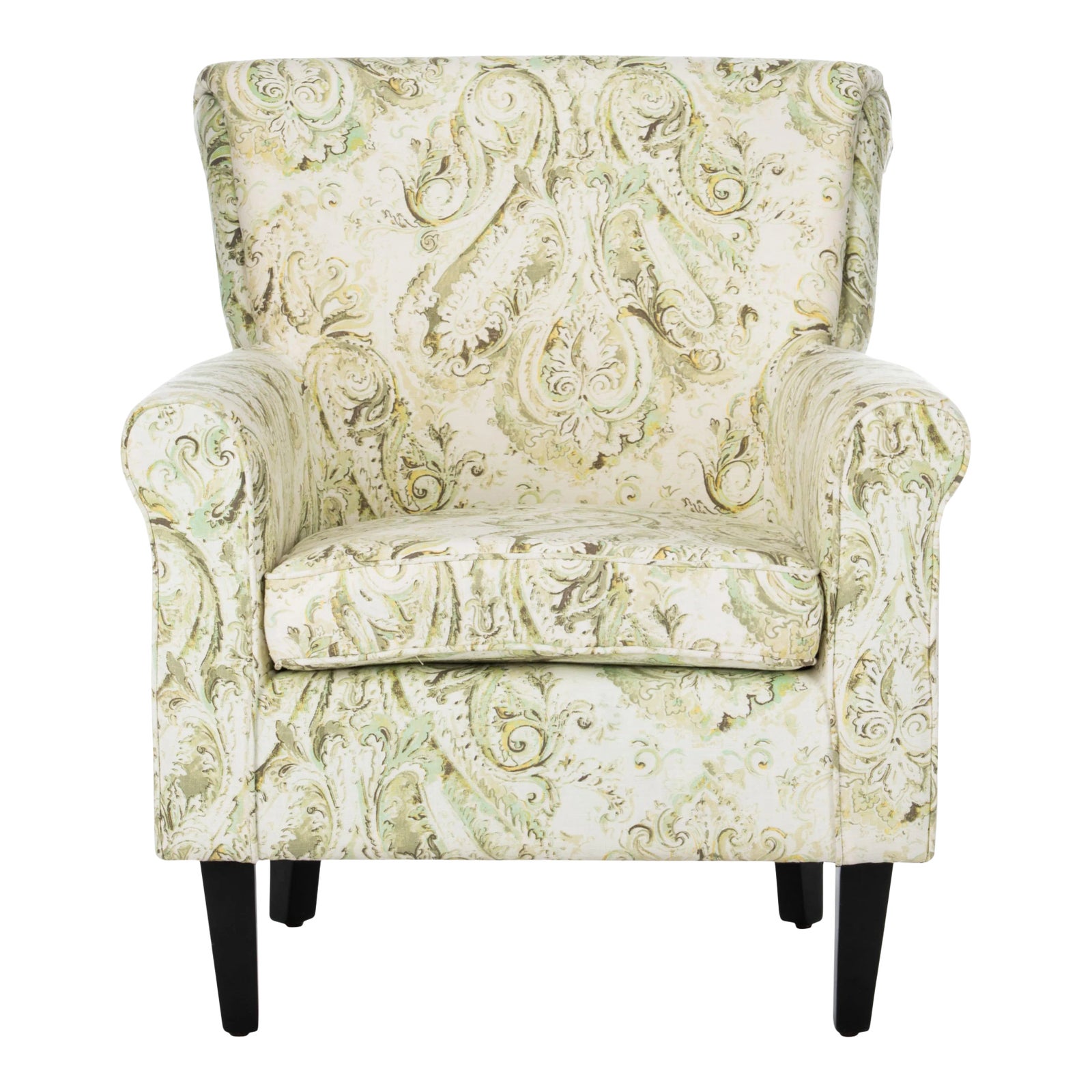 Club Chair in Grey | Chairish