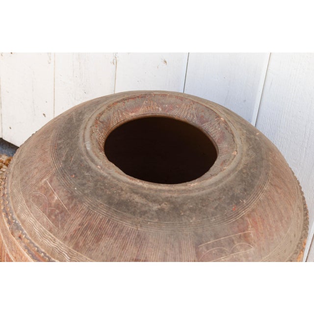 Antique Painted Tribal African Pot | Chairish