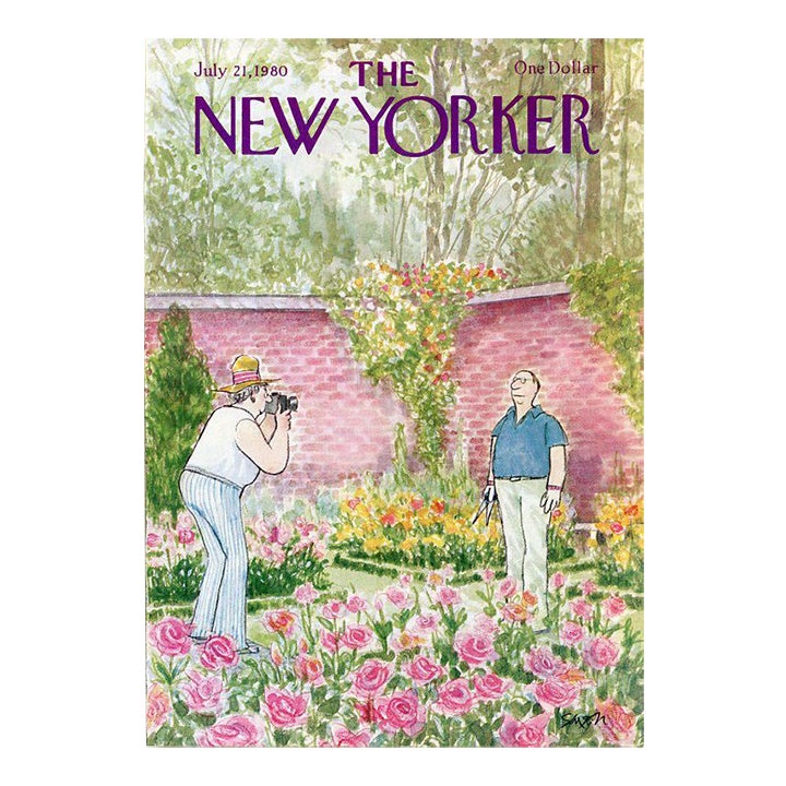 1980 Vintage New Yorker Cover, July 21 (Charles Saxon), Original New ...