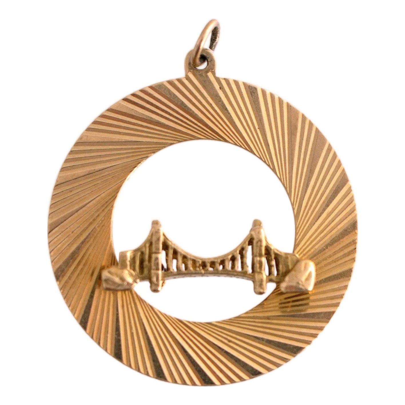 Mid 20th Century Golden Gate Bridge Charm | Chairish
