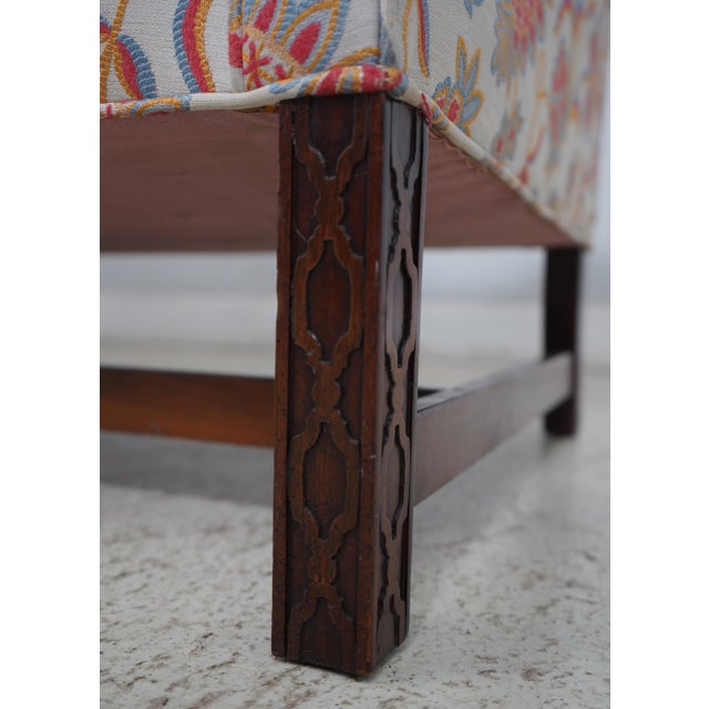 Hickory Chair Co Chippendale Style Camelback Sofa | Chairish