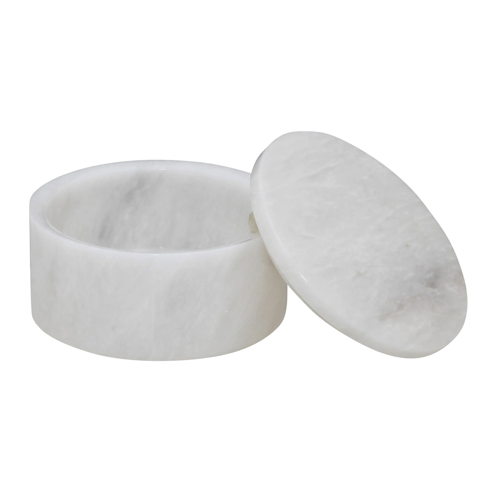 White Marble Keepsake Box | Chairish