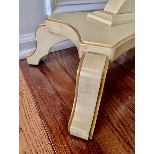 Late 20th Century Kimball Console Table With Italian Beveled Marble Top ...