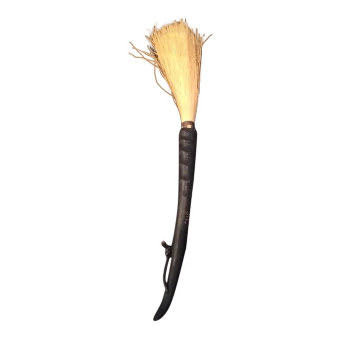 Decorative Curved Handle Brush | Chairish