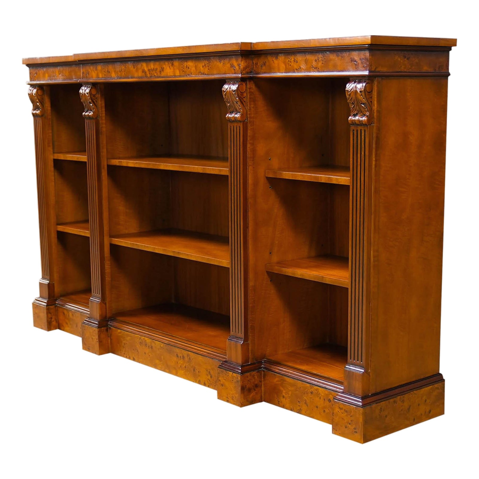 Burled Penhurst Bookcase | Chairish