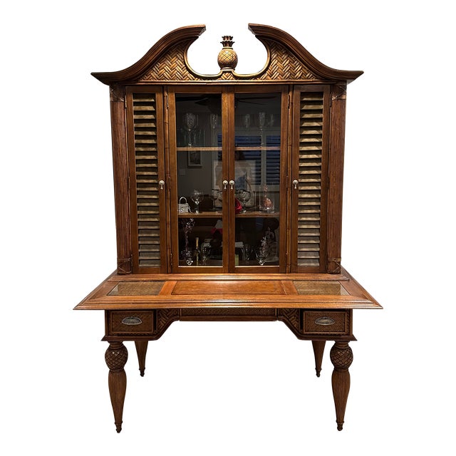 1990s Vintage Desk with Hutch | Chairish