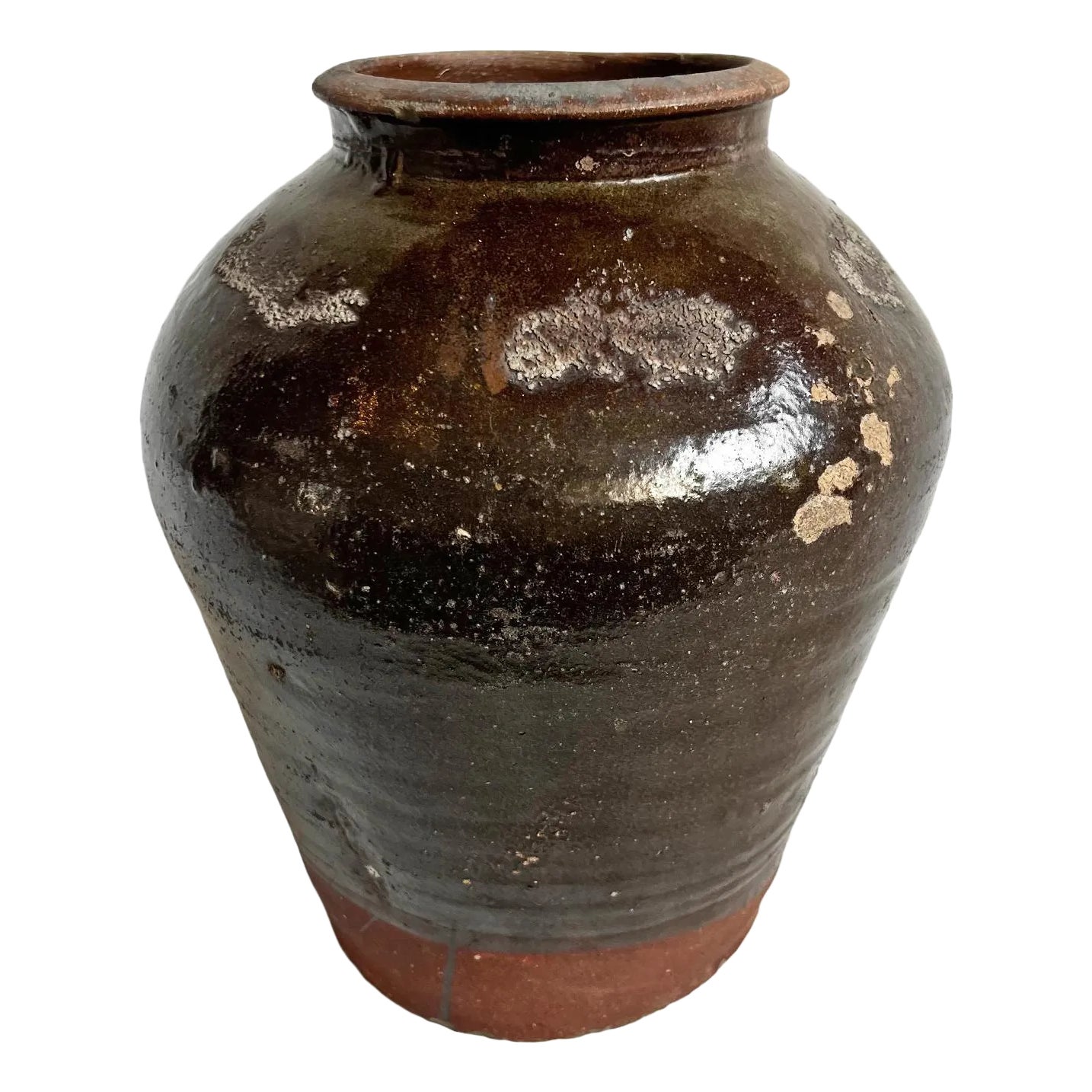 Antique Ceramic Java Pot | Chairish