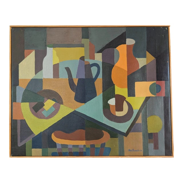 1959 Mid-Century Modern 'Tabletop Ensemble' Original Swedish Cubist ...