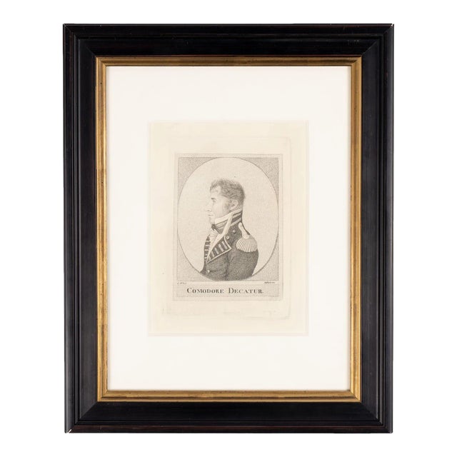 Portrait of Commodore Decatur by Milo Osborn, 1820 | Chairish