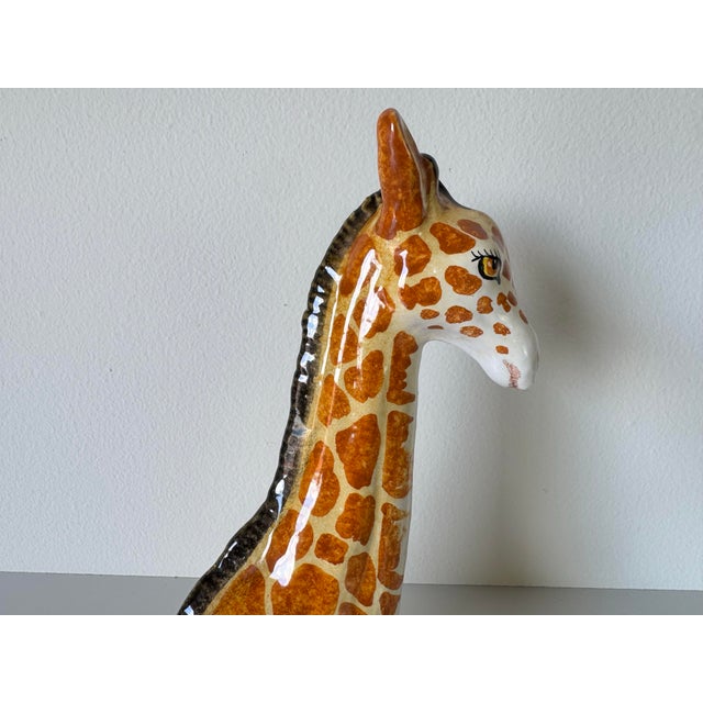 geometric giraffe ceramic