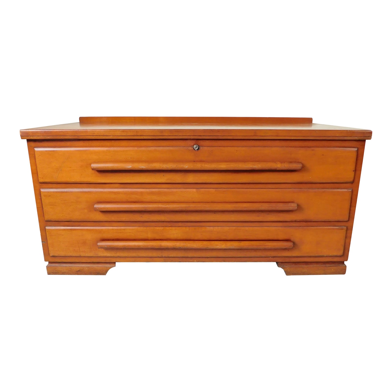 Large Vintage Mid Century Modern Lane Altavista Va. Solid Wood Cedar ...