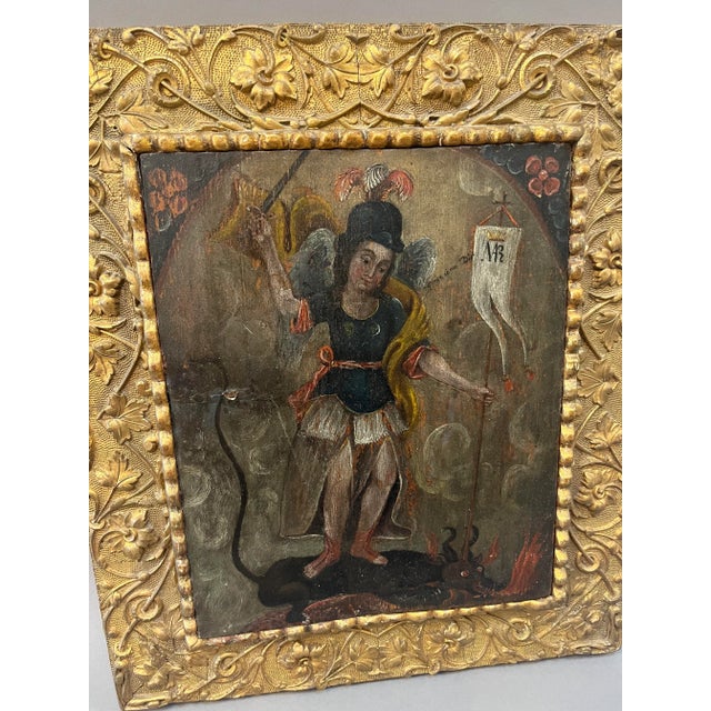 17th Century Spanish Colonial Peruvian Painting | Chairish