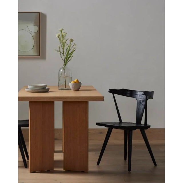 Four Hands Ripley Dining Chair, Black Oak | Chairish