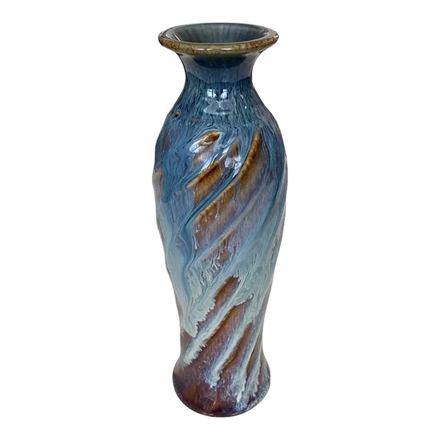 Contemporary Bill Campbell Pottery Art Vase | Chairish
