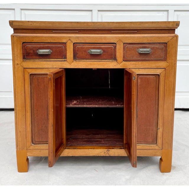 Antique Asian Chinese Rosewood Storage Cabinet | Chairish