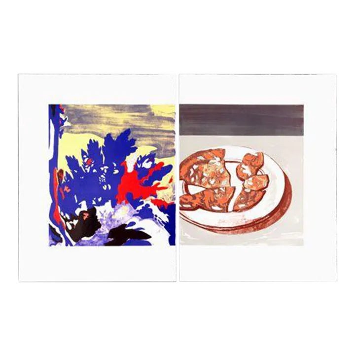 David Salle Italian Salami With Landscape | Chairish