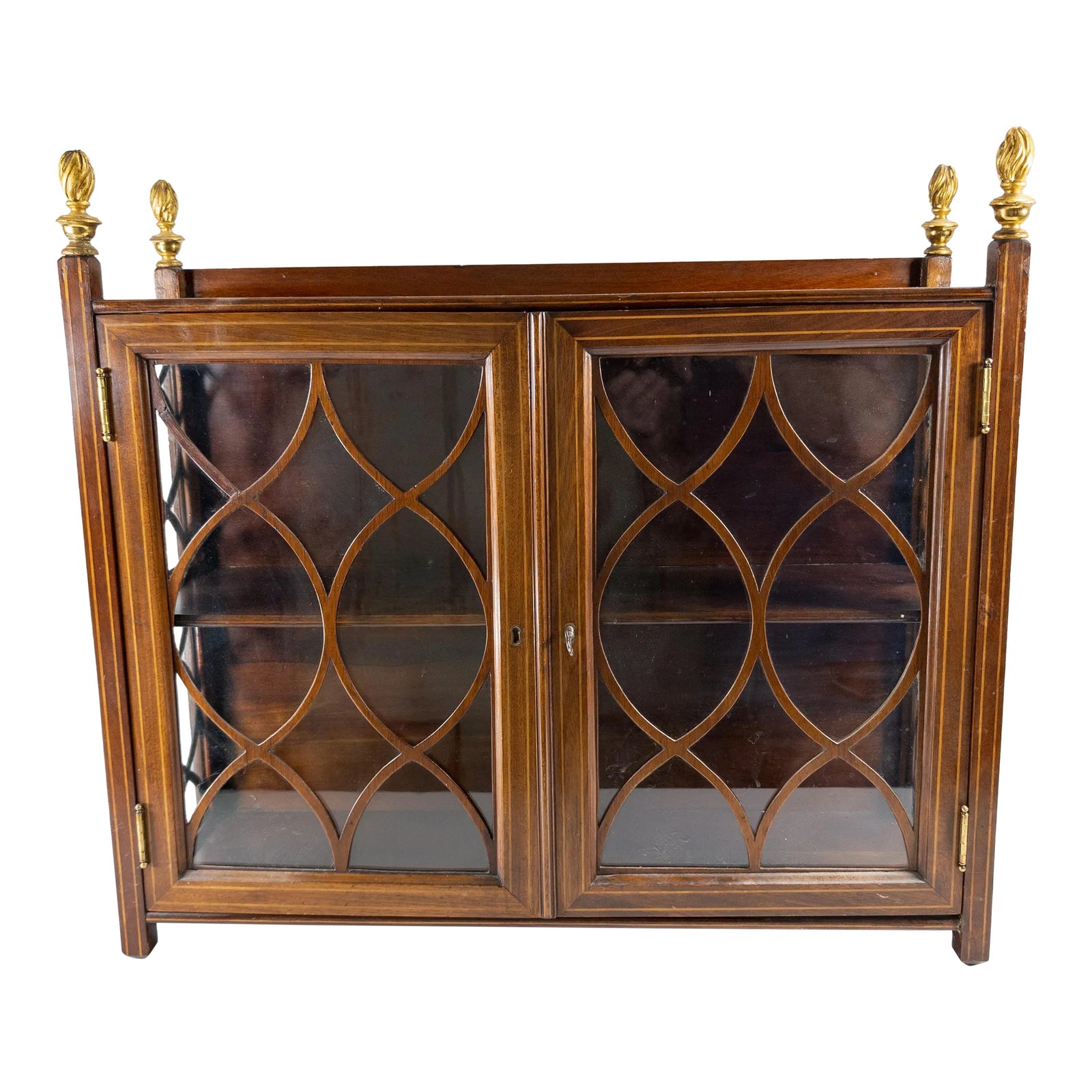 19th Century American Georgian Style Tabletop Display Cabinet Vitrine ...