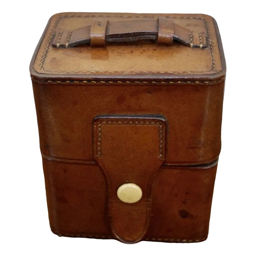 Antique Travel Cologne Bottle Case, 1920s | Chairish