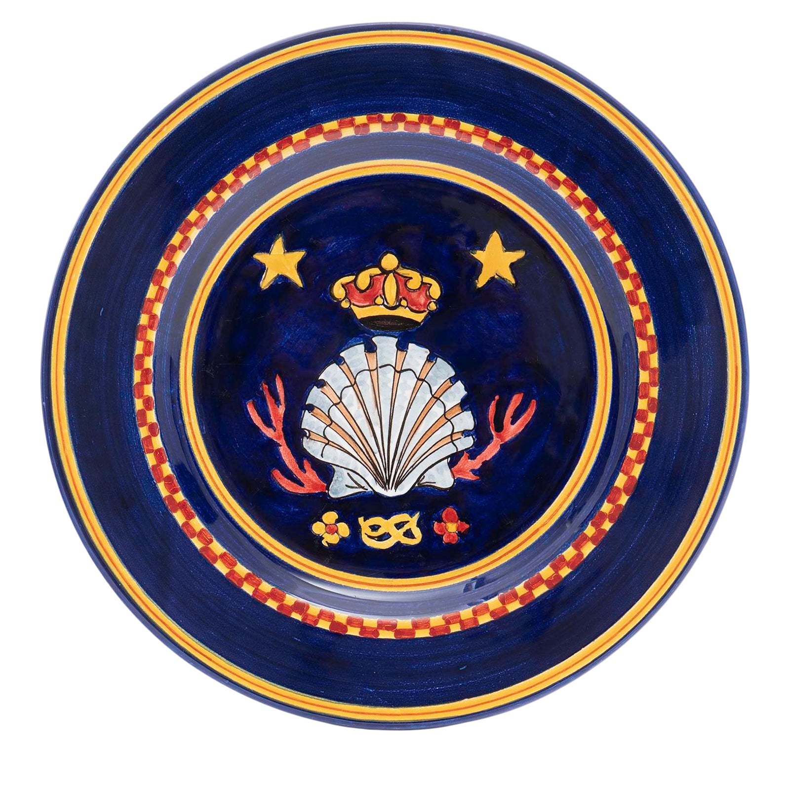 Shell Dinner Plate 11.5", Contrade Dinnerware From Siena | Chairish