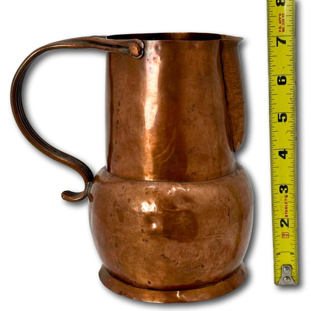 Vintage 1940s Hand Wrought Copper Pitcher by Noted Taxco Mexico Maker ...