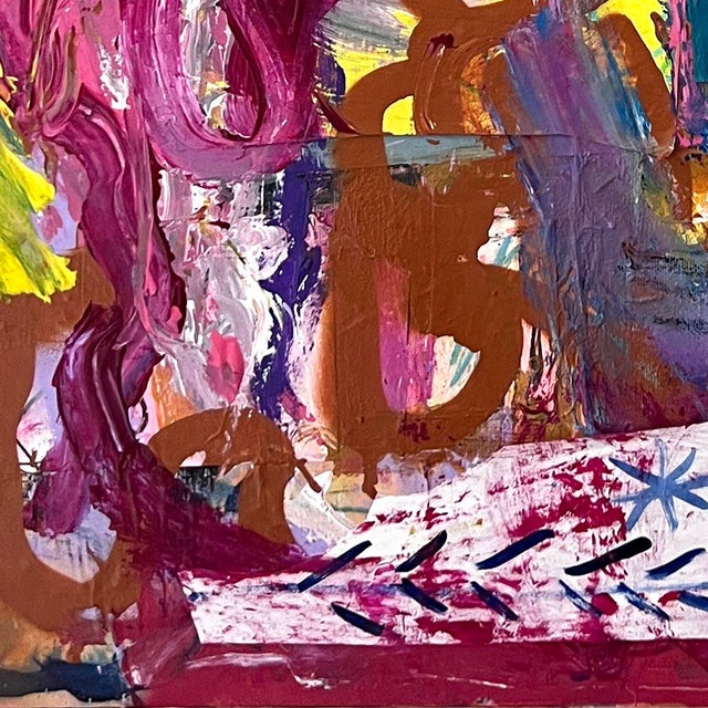 Lesley Grainger ‘Trust Your Heart’ Original Abstract Painting | Chairish