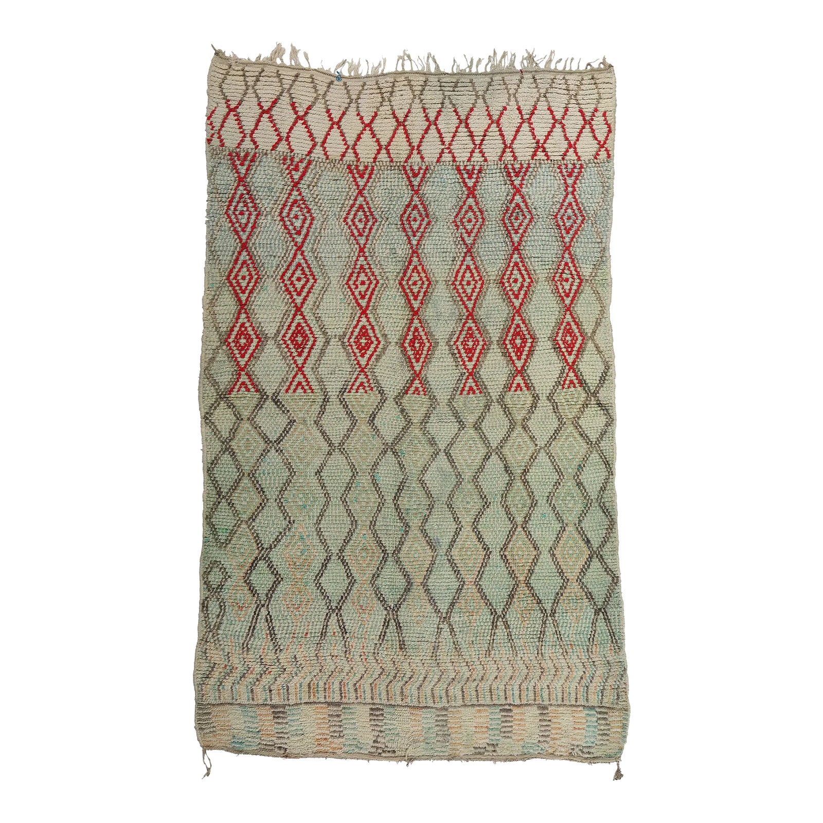 Vintage Moroccan Azilal Rug - 05'09 X 09'05 | Chairish