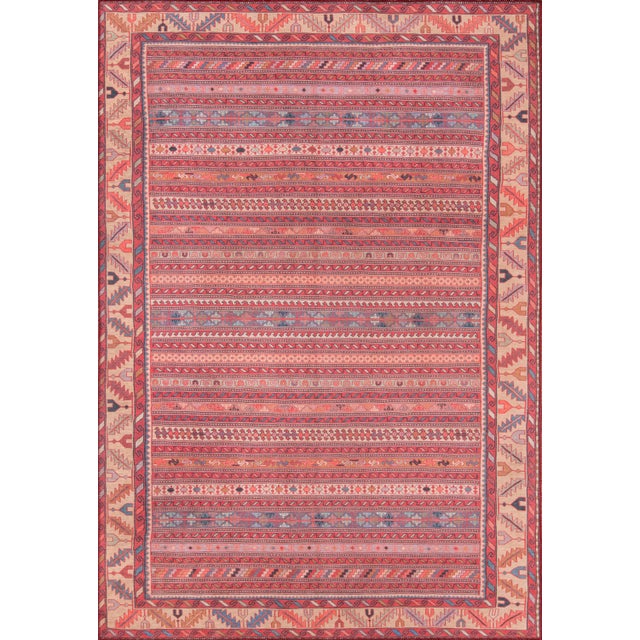 Turkish Momeni Afshar Runner Rug - 2′3″ × 7′6″ | Chairish