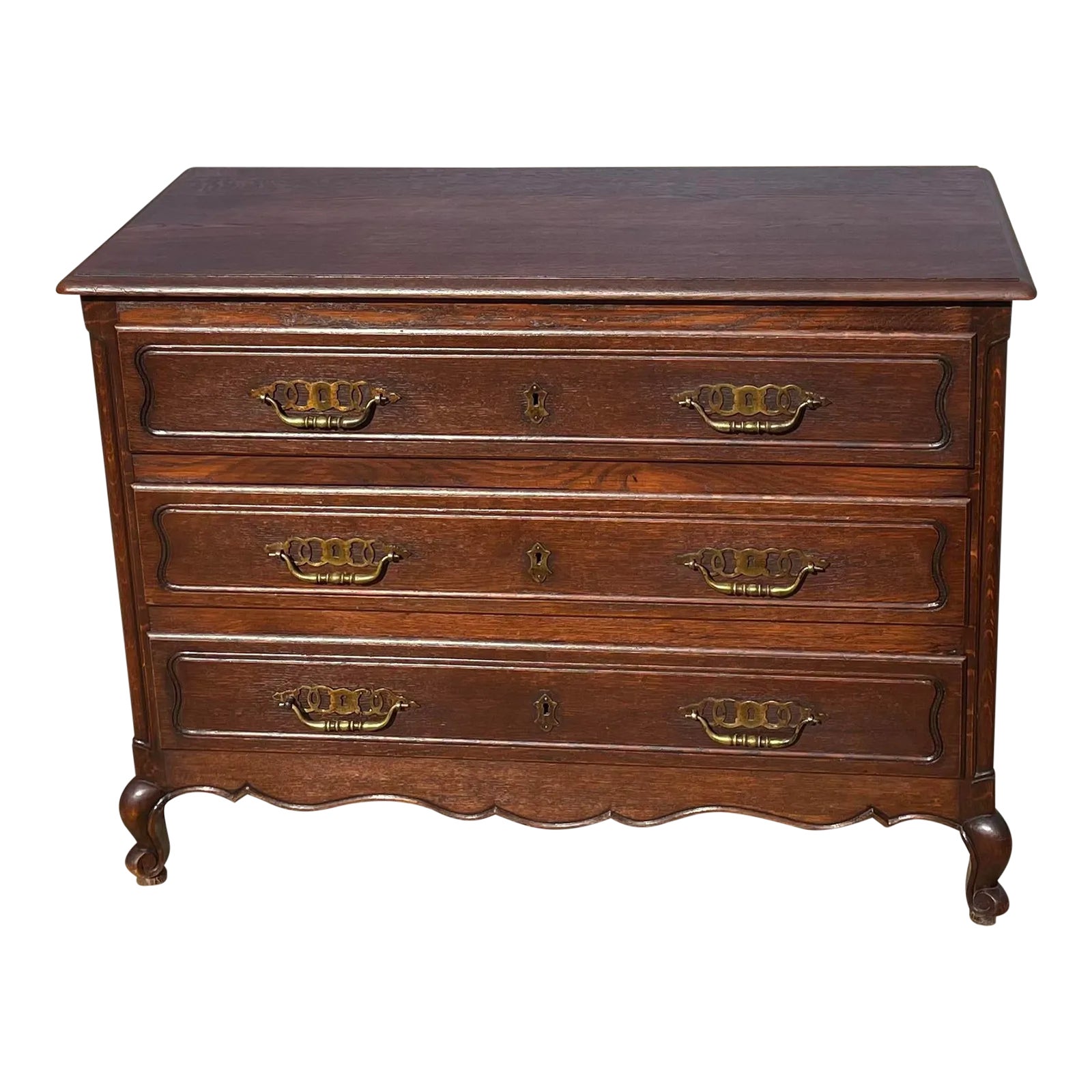 Vintage French Country Chest of Drawers | Chairish